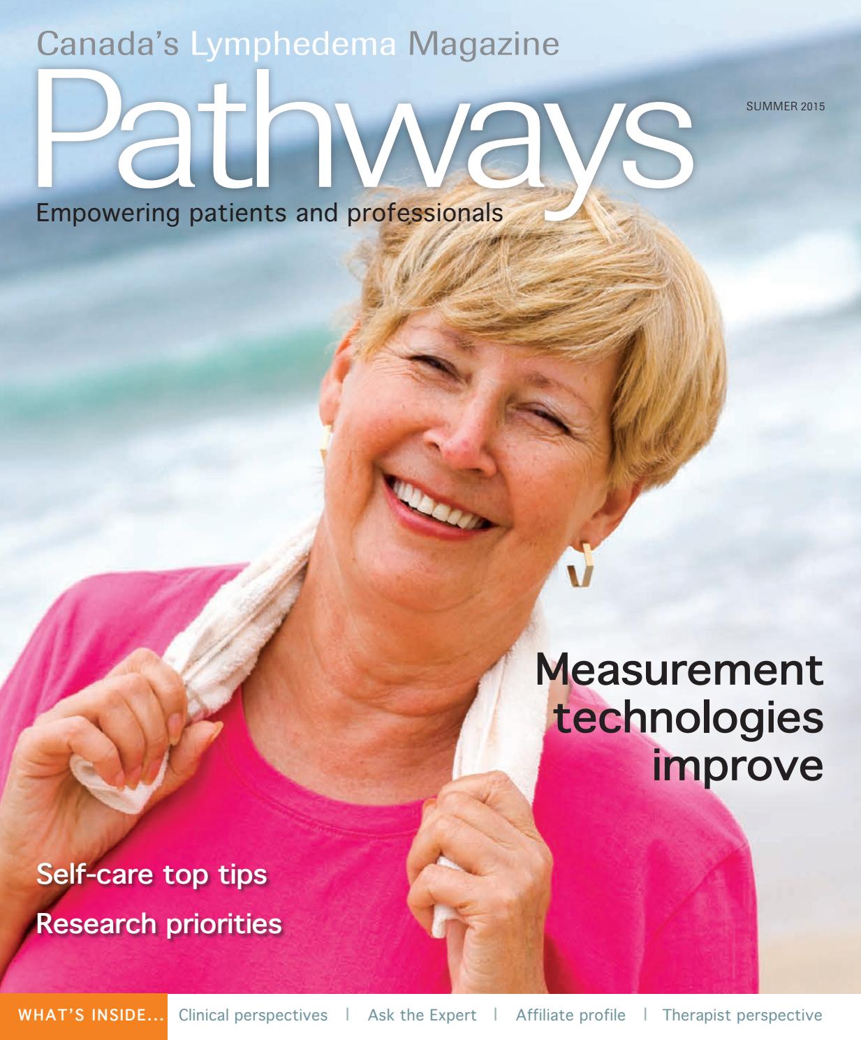 Pathways Summer 2015 (Volume 4, Issue 3) by Canadian Lymphedema Framework - Issuu