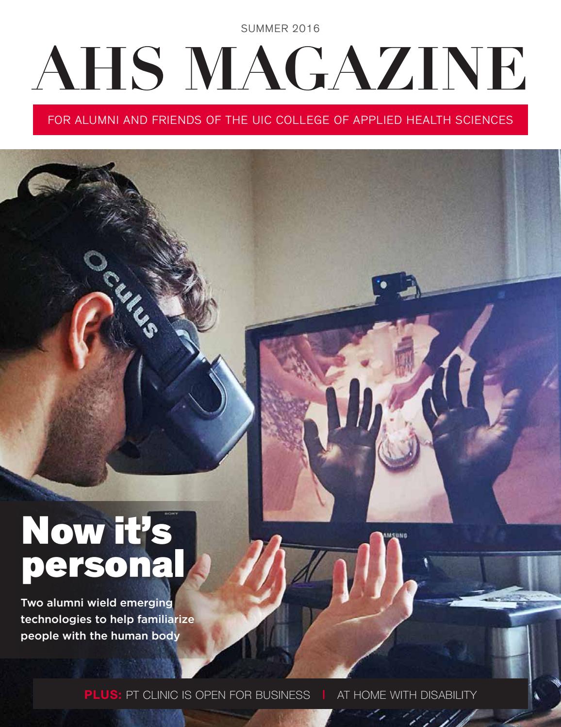 AHS Magazine - Summer 2016 by UIC College of Applied Health Sciences ...