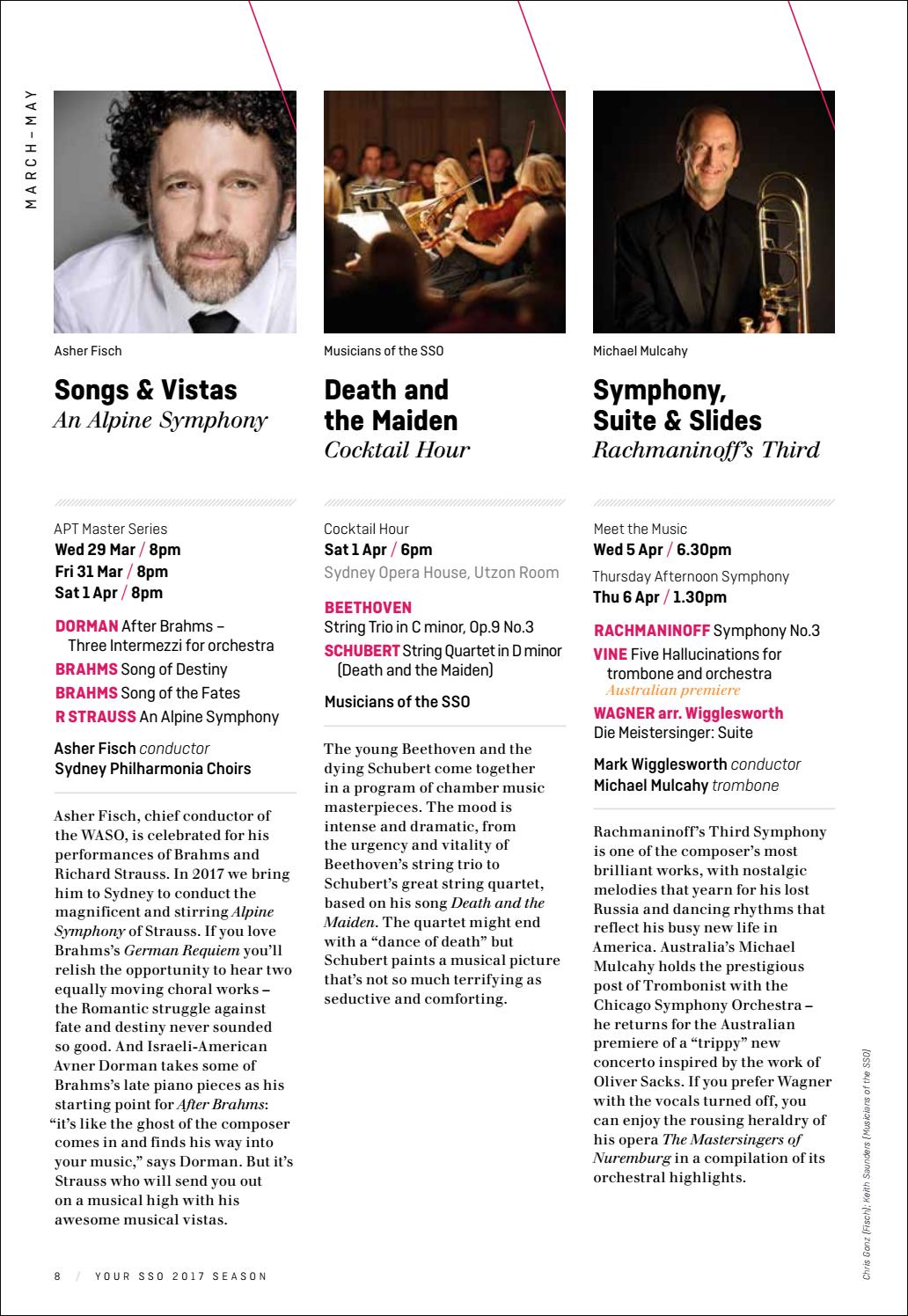 2017 Season Brochure by Sydney Symphony Orchestra - Issuu