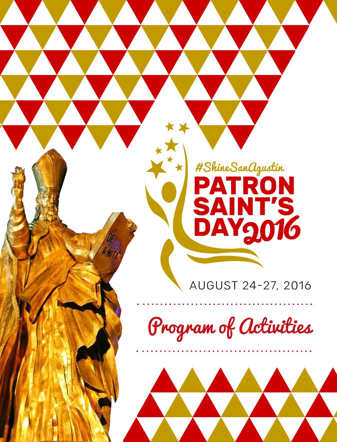 Patron Saint's Day 2016 Program by USA Publications - Issuu