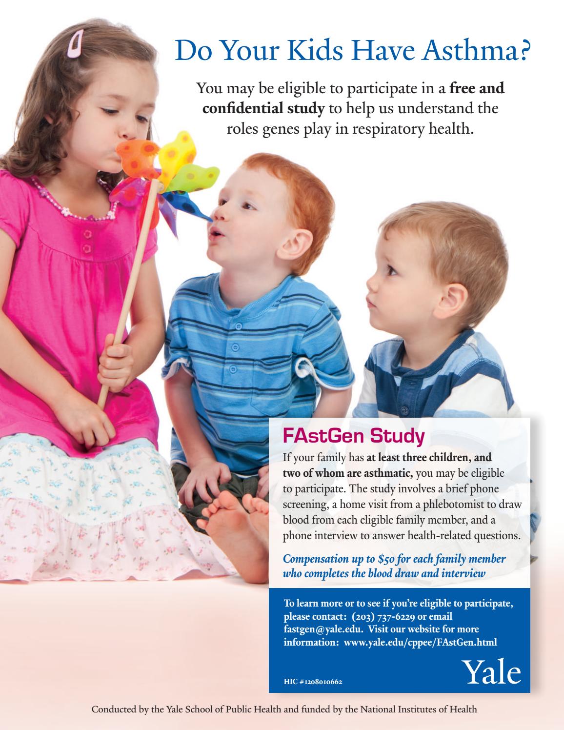 Family asthma flyer by Yale School of Medicine - Issuu