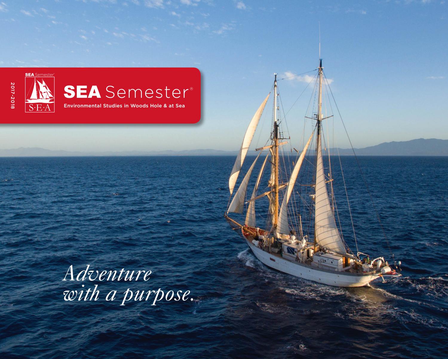 SEA Semester Viewbook, 2017-2018 by Sea Education Association - Issuu