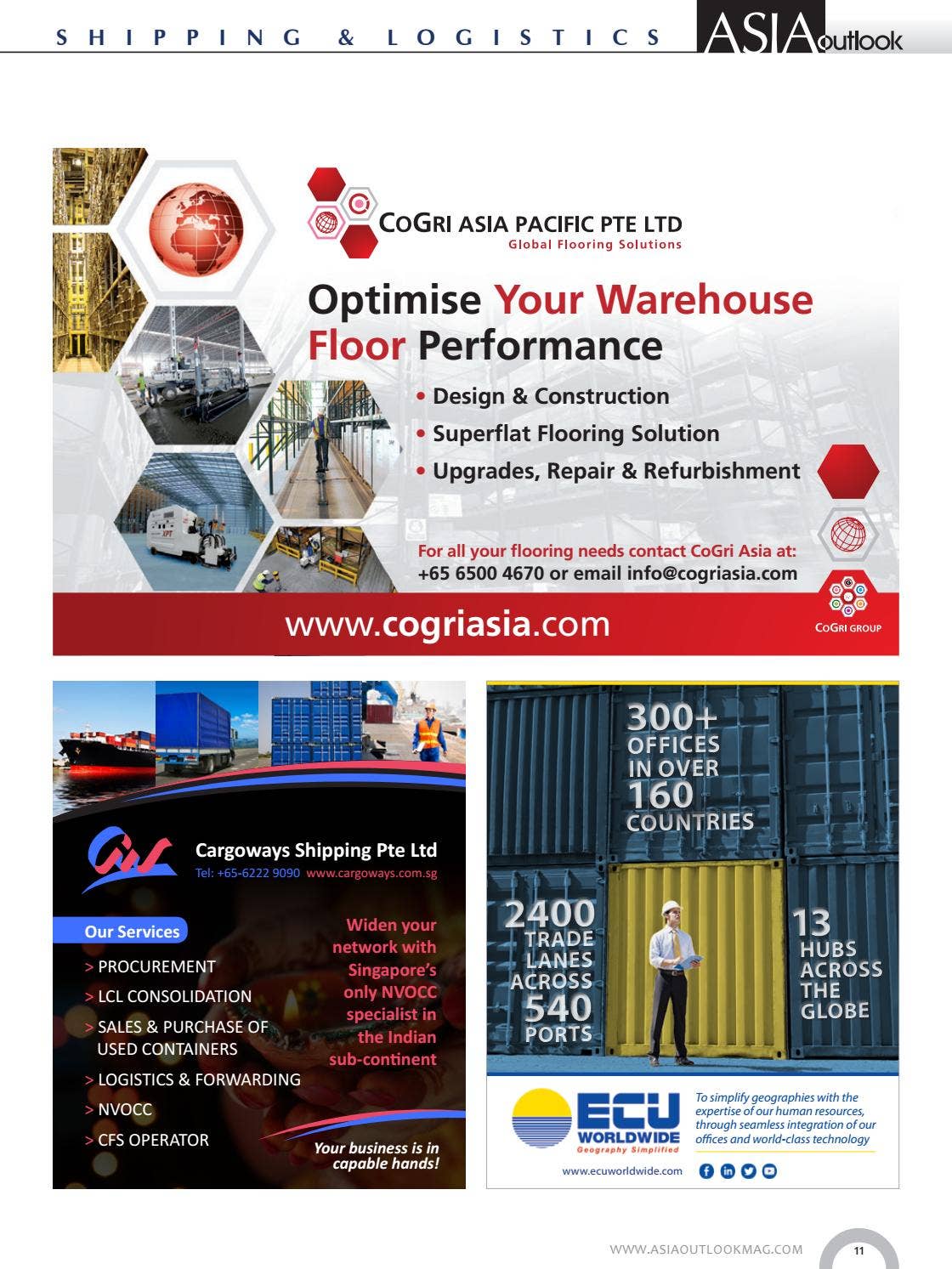 PAN ASIA LOGISTICS by Outlook Publishing - Issuu