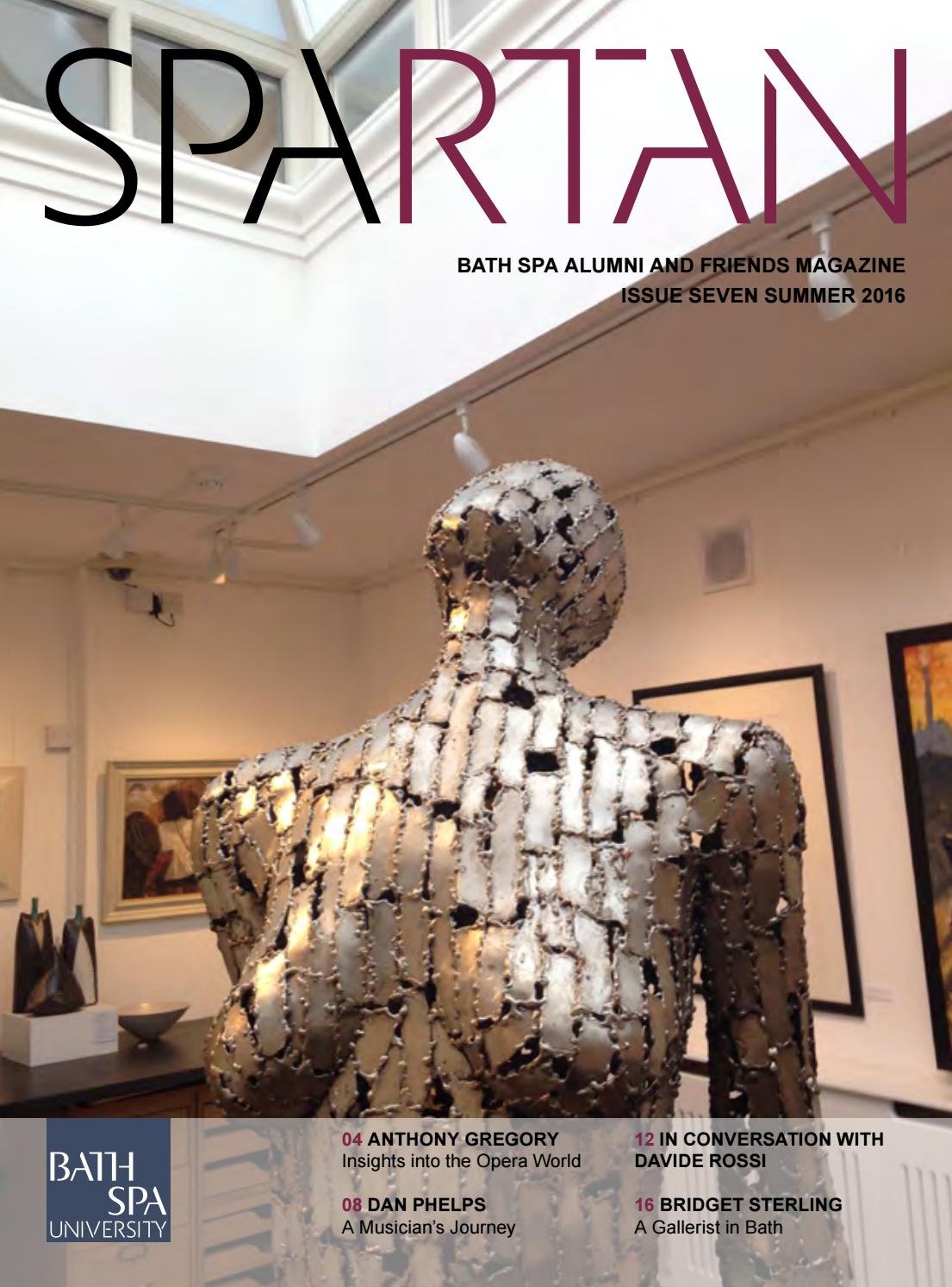 Spartan Magazine Summer 2016 by Bath Spa University - Issuu