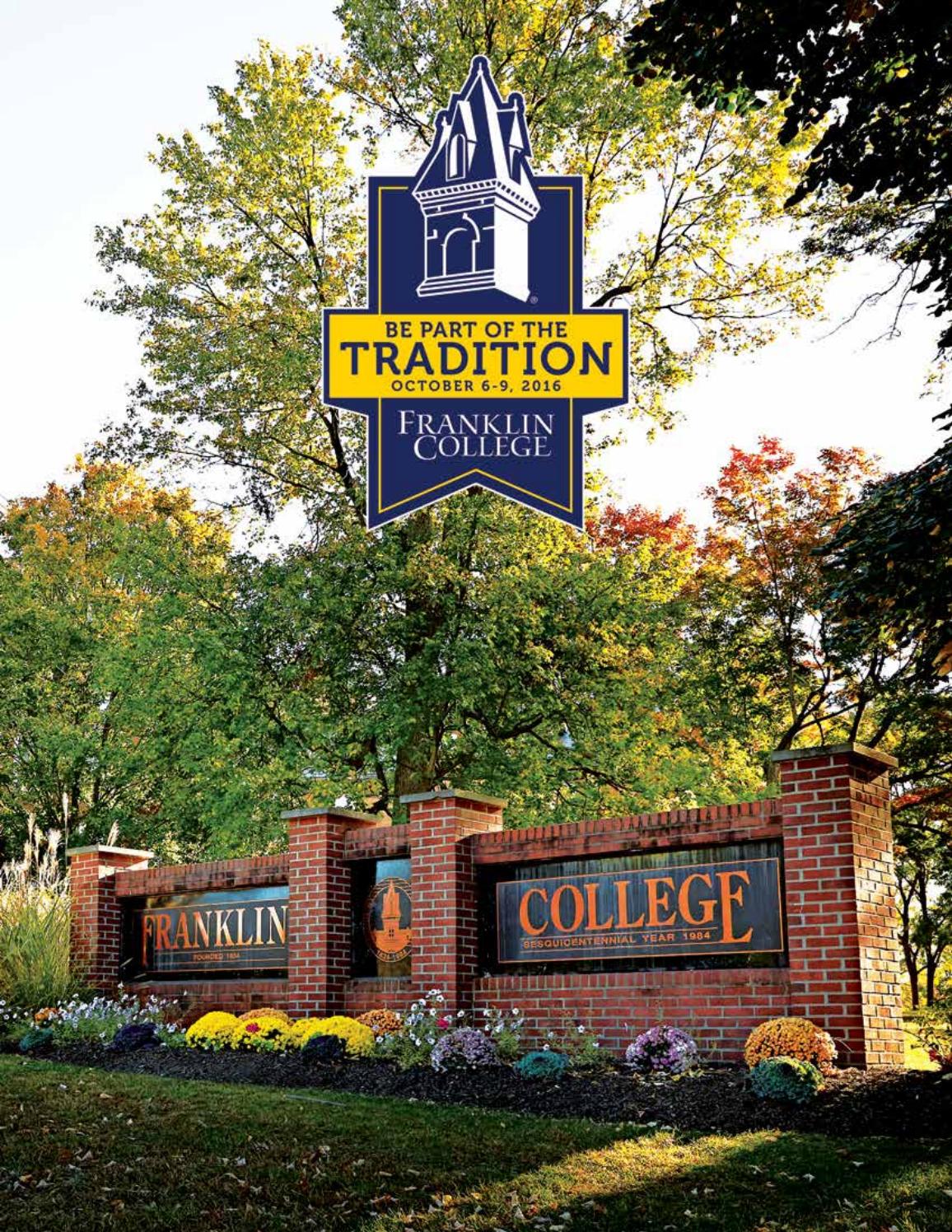 Franklin College Homecoming 2016 by Franklin College - Issuu