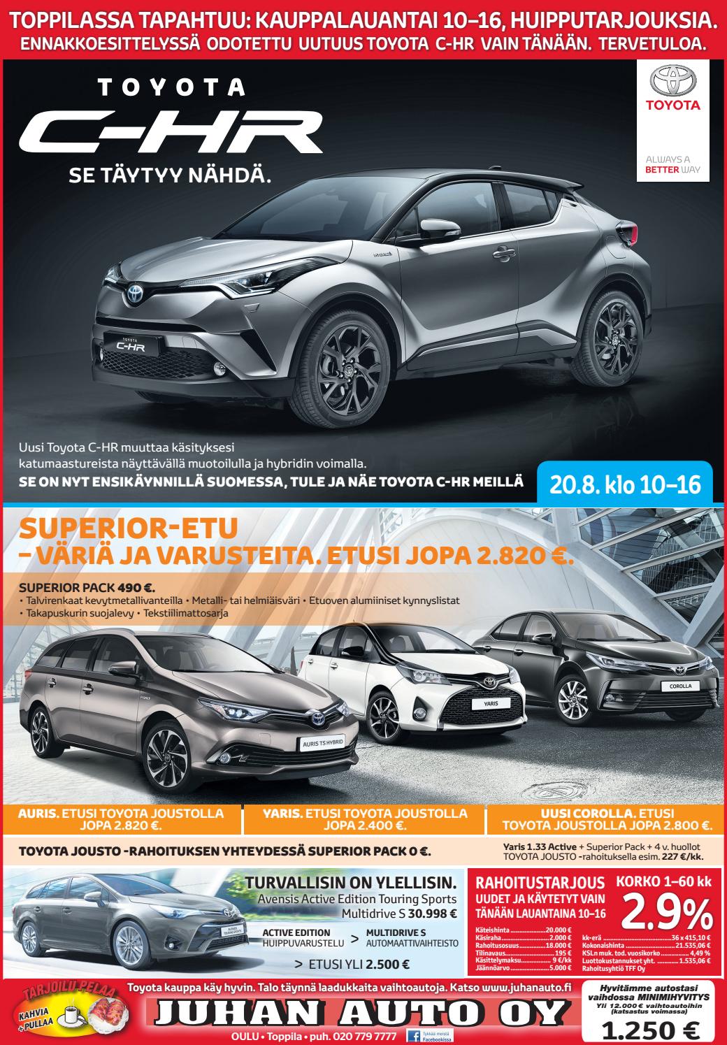 Juhan auto 200816 by Kaleva Oy - Issuu