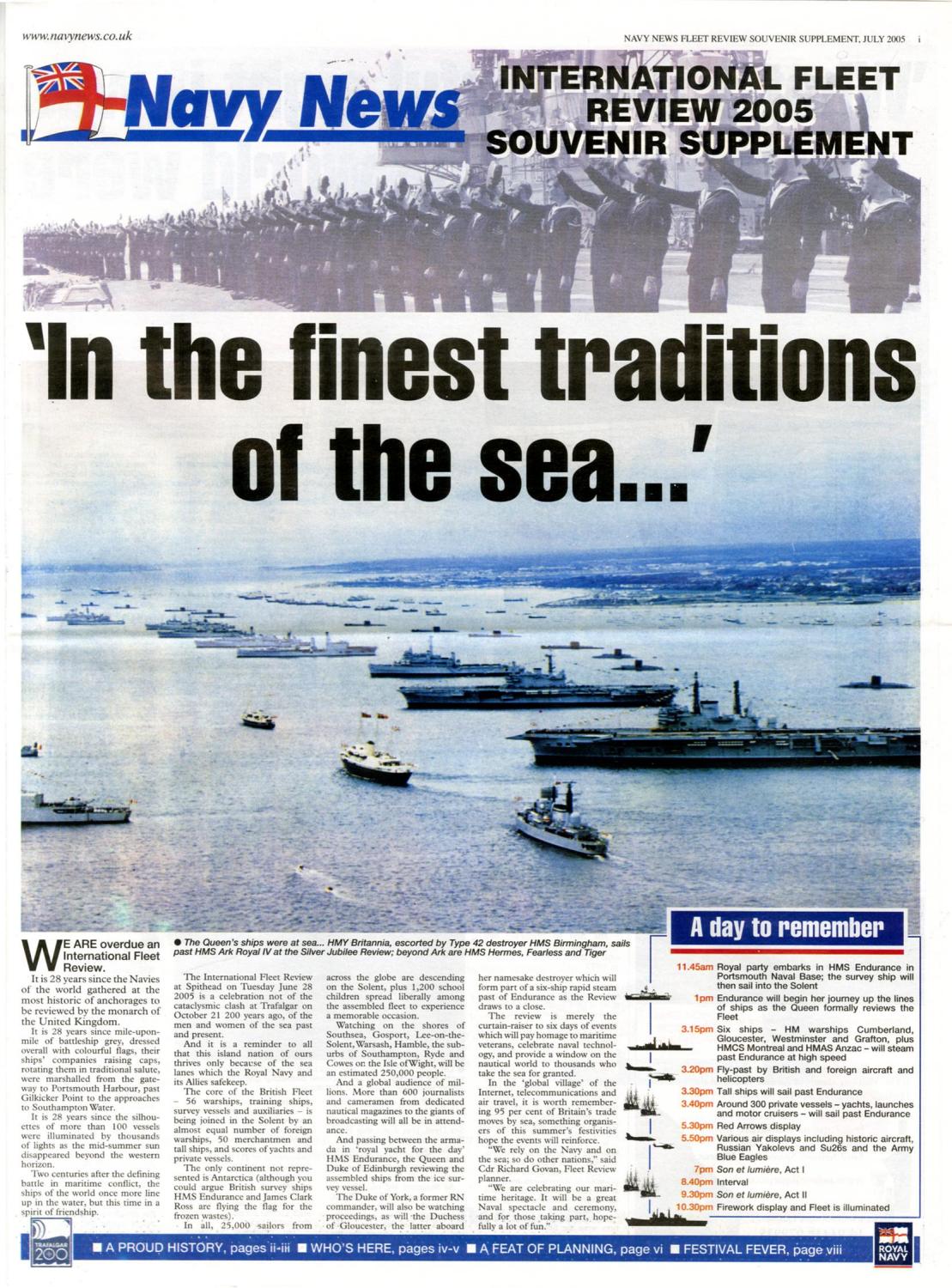 Fleet review 200507 by Navy News - Issuu