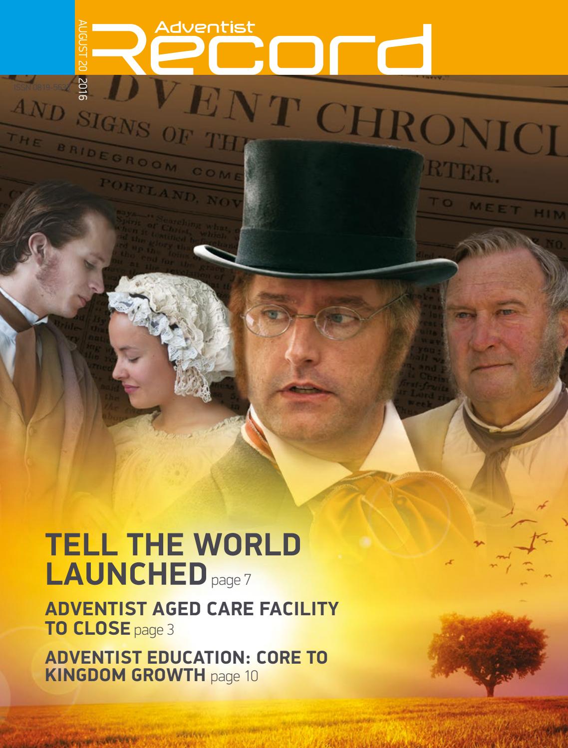 Adventist Record - August 20, 2016 by Adventist Media - Issuu