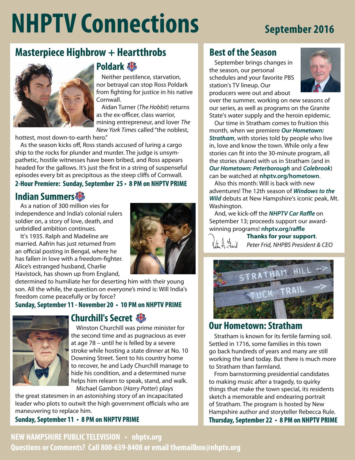 NHPTV Connections September 2016 by New Hampshire PBS - Issuu