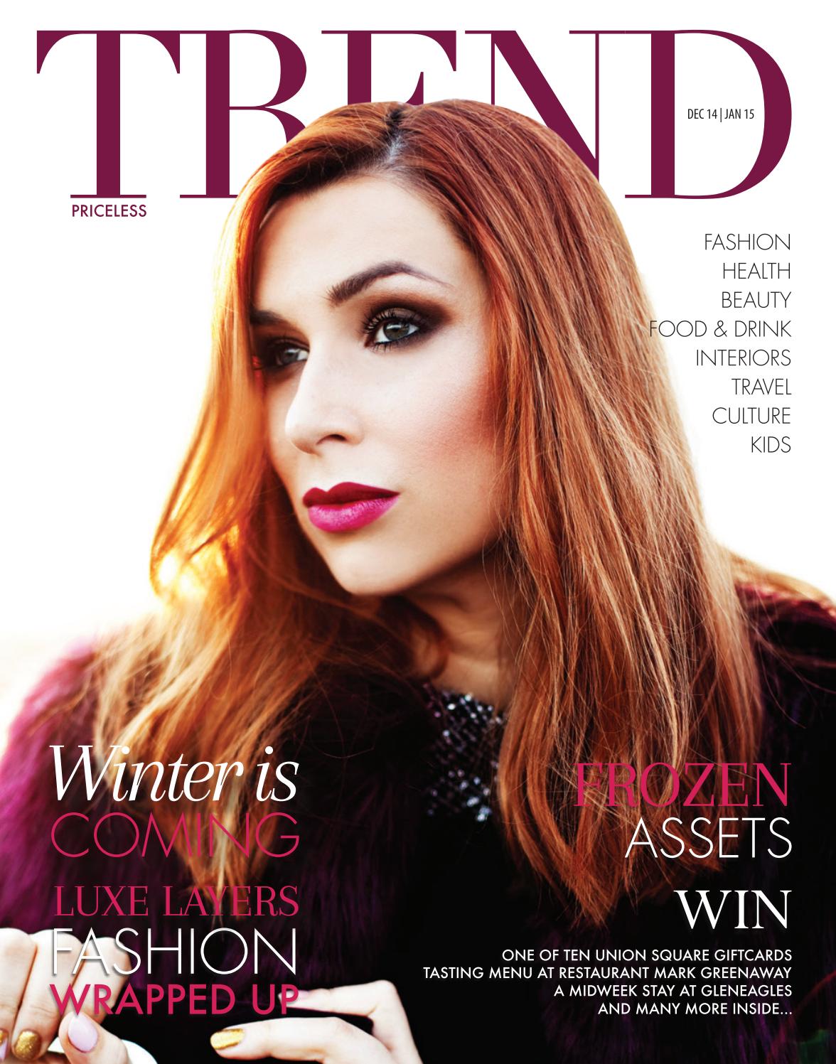 Trend December/January 2014/15 by Trend Productions Ltd. - Issuu