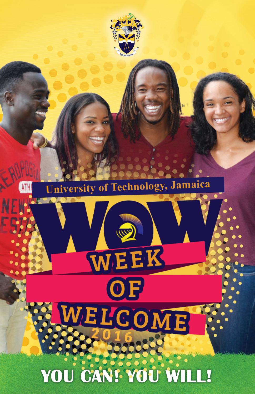 UTech, Ja Week of Welcome 2016 by Dwayne Brown - Issuu