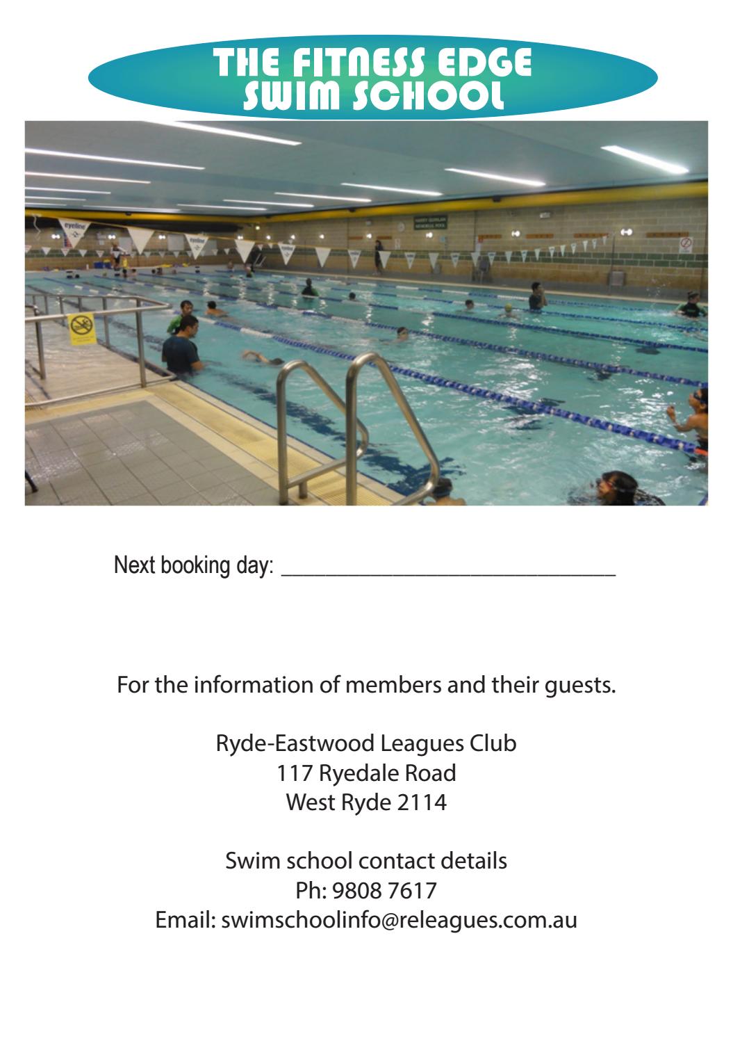Swim school booklet a4 2015 by Genell Dunn - Issuu