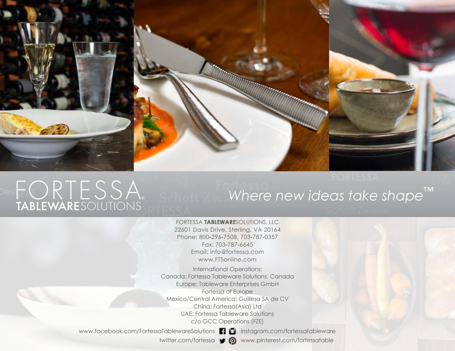 2016 Fortessa by Premium Gastro - Issuu