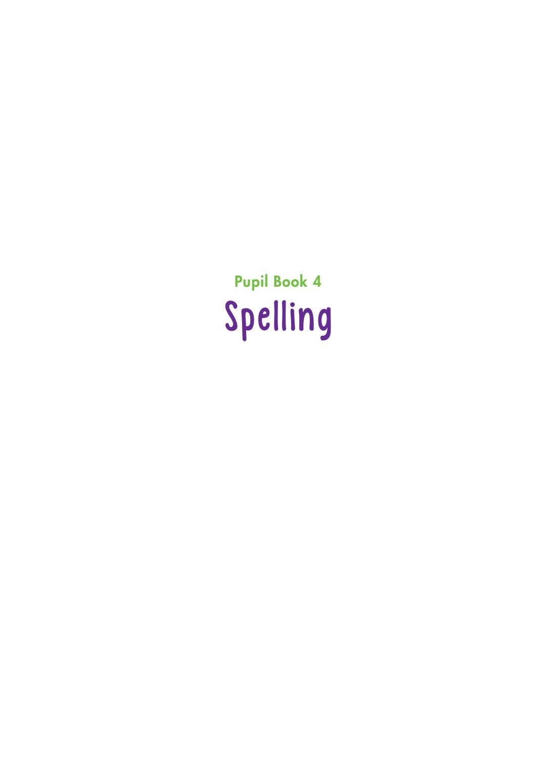 Treasure House Spelling Book 4 by Collins - Issuu