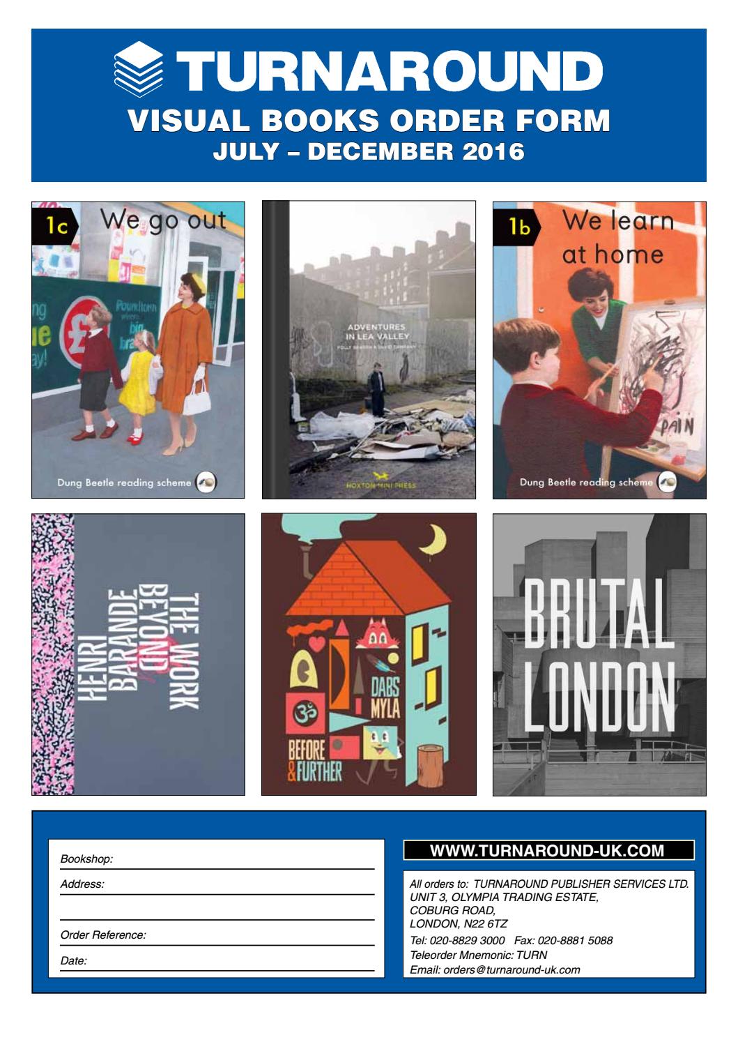 Visual Books - July-December 2016 by Turnaround Publisher Services - Issuu
