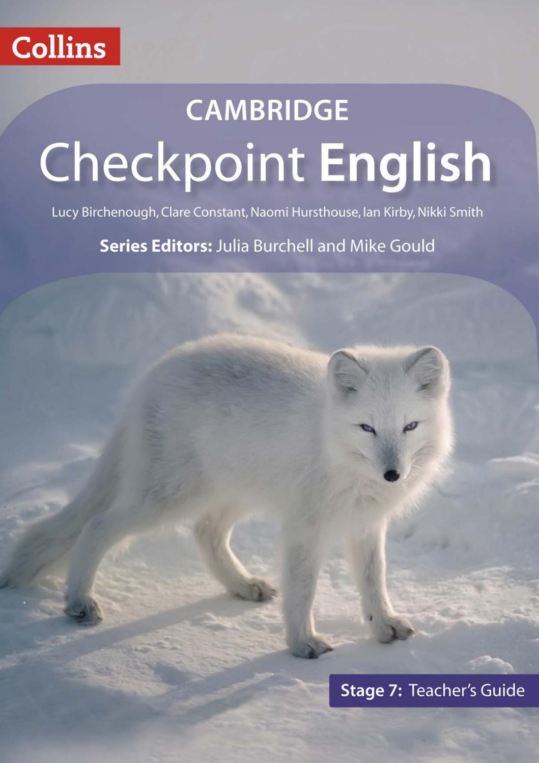 Cambridge Checkpoint English Stage 7: Teacher's Guide by Collins - Issuu