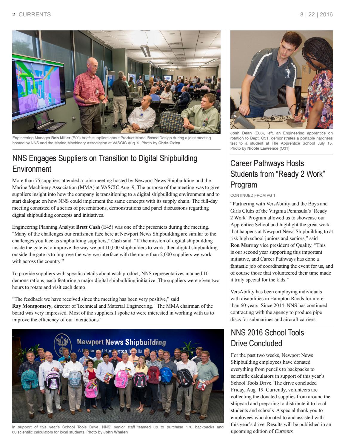 Currents by Newport News Shipbuilding - Issuu