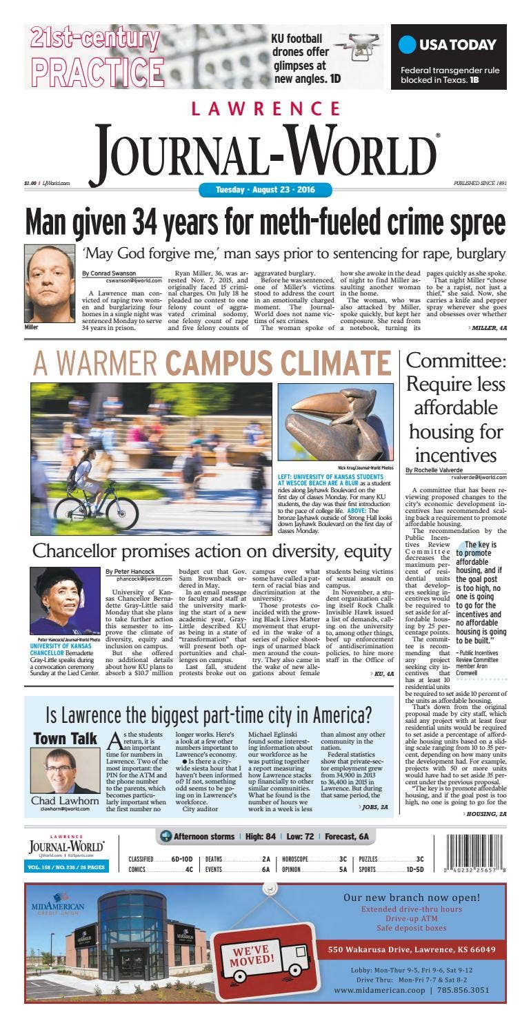 Lawrence Journal-World 08-23-2016 by Lawrence Journal-World - Issuu