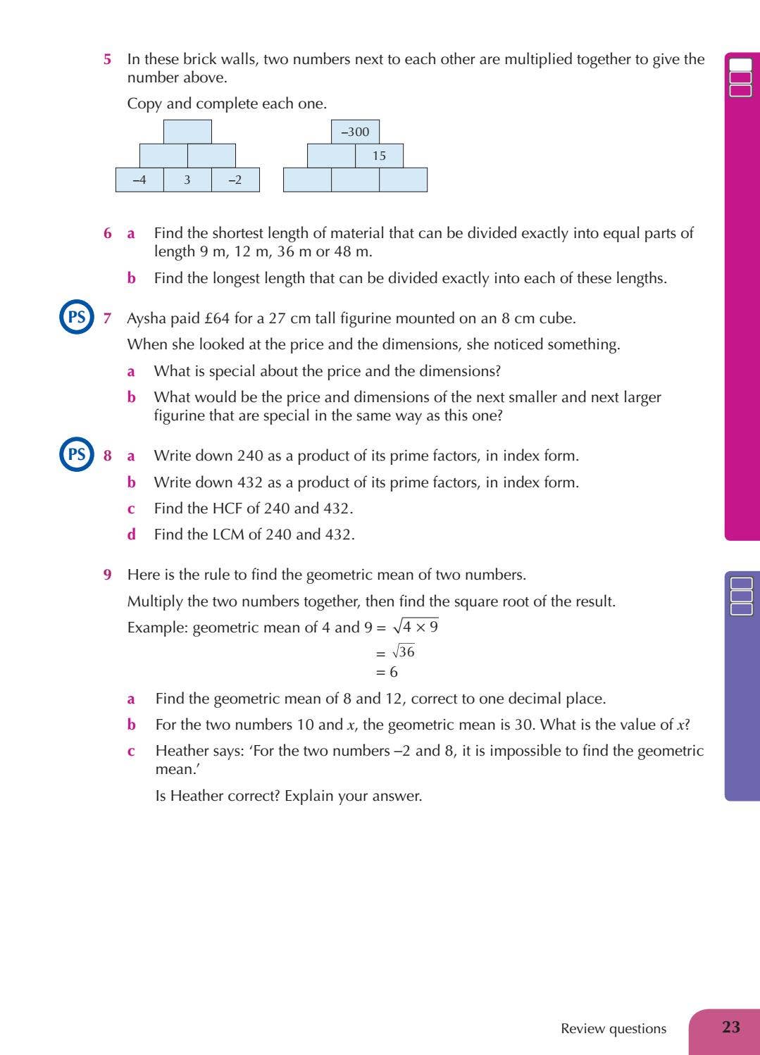 Maths Frameworking Pupil Book 2.3 by Collins - Issuu