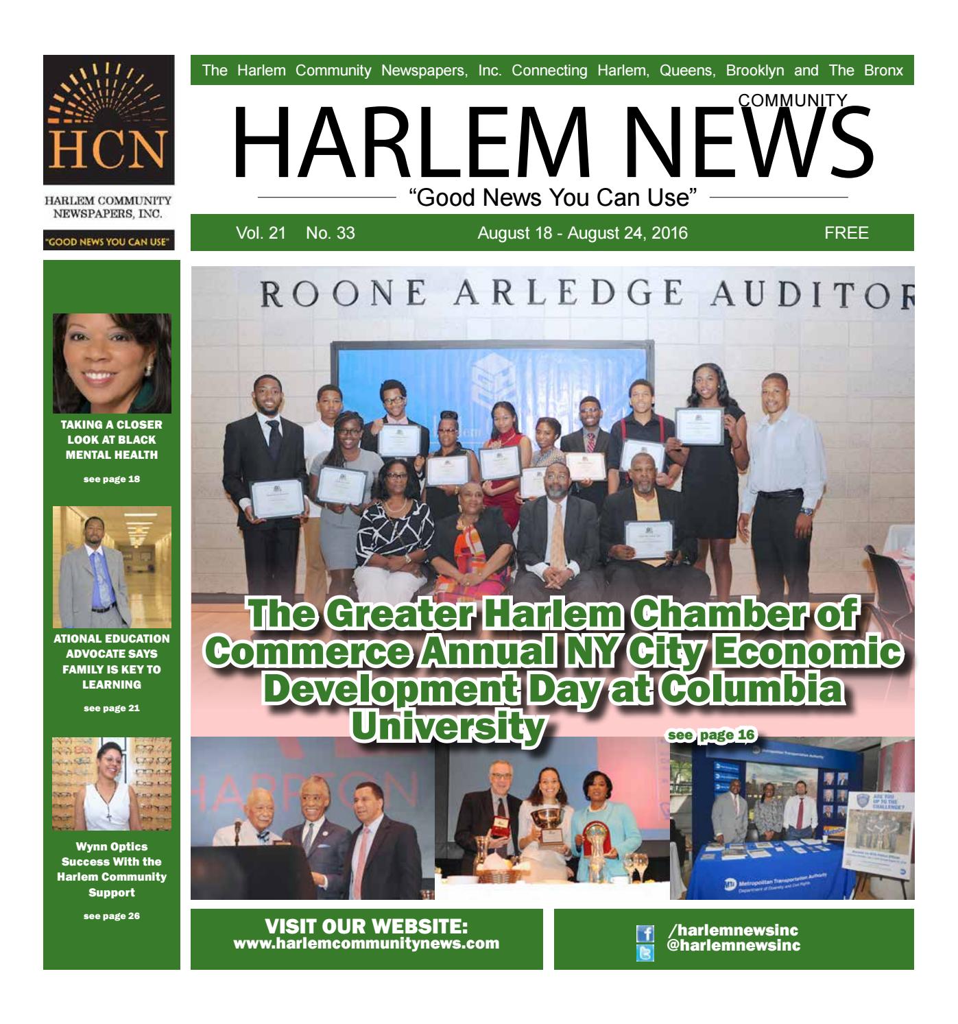 HARLEM COMMUNITY NEWSPAPERS | August 18, 2016 by Mike Kurov - Issuu