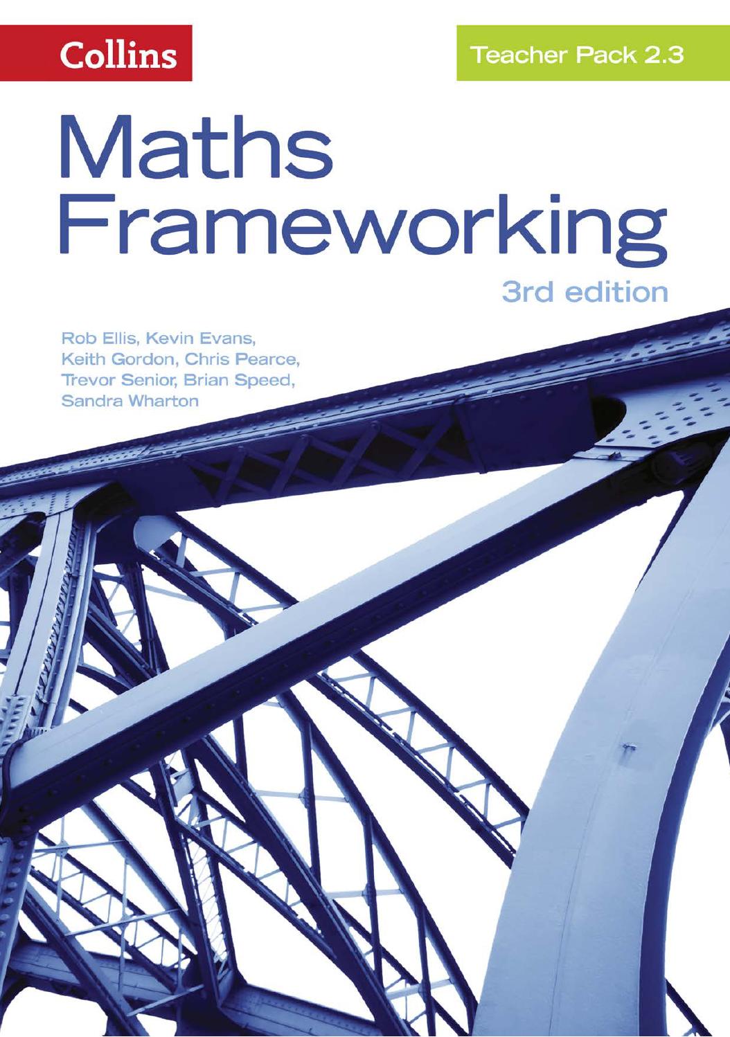 Maths Frameworking Teacher Pack 2.3 by Collins - Issuu