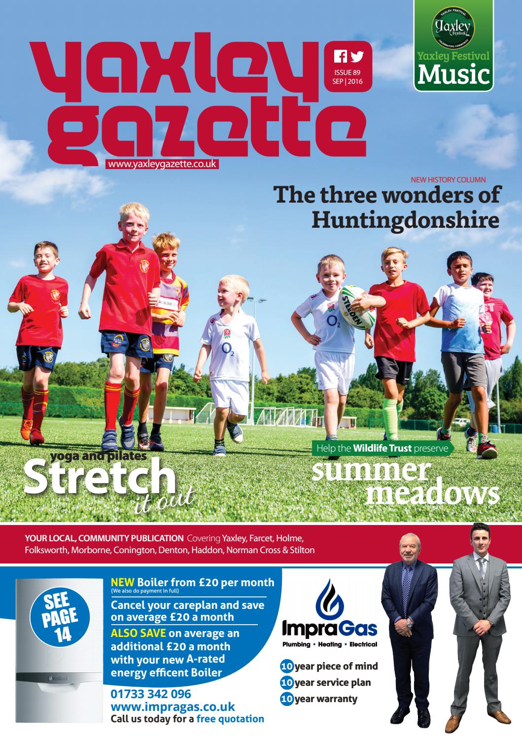 Yaxley Gazette September 2016 by Dimension6000 - Issuu
