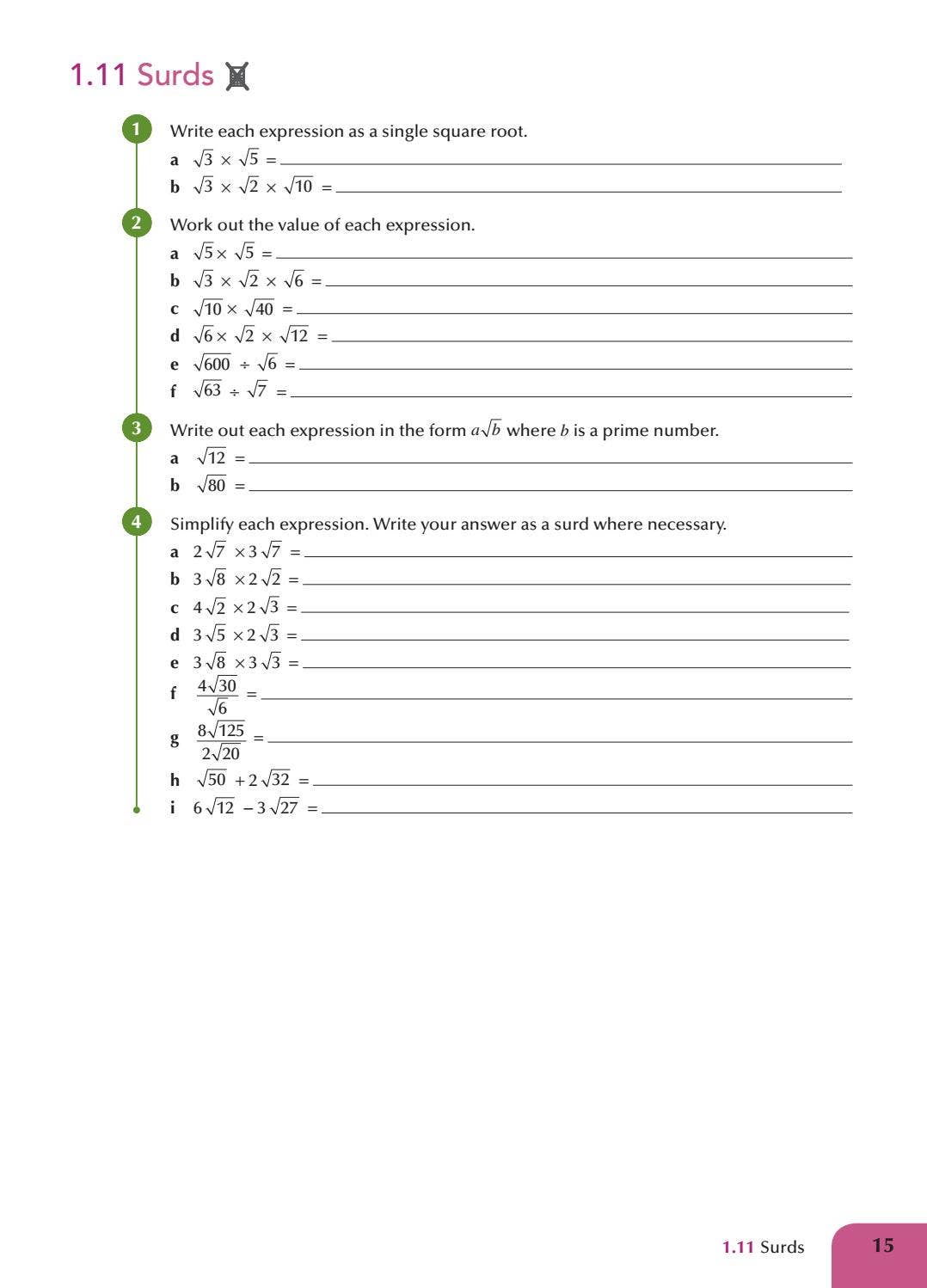 Maths GCSE Foundation Booster Workbook by Collins - Issuu