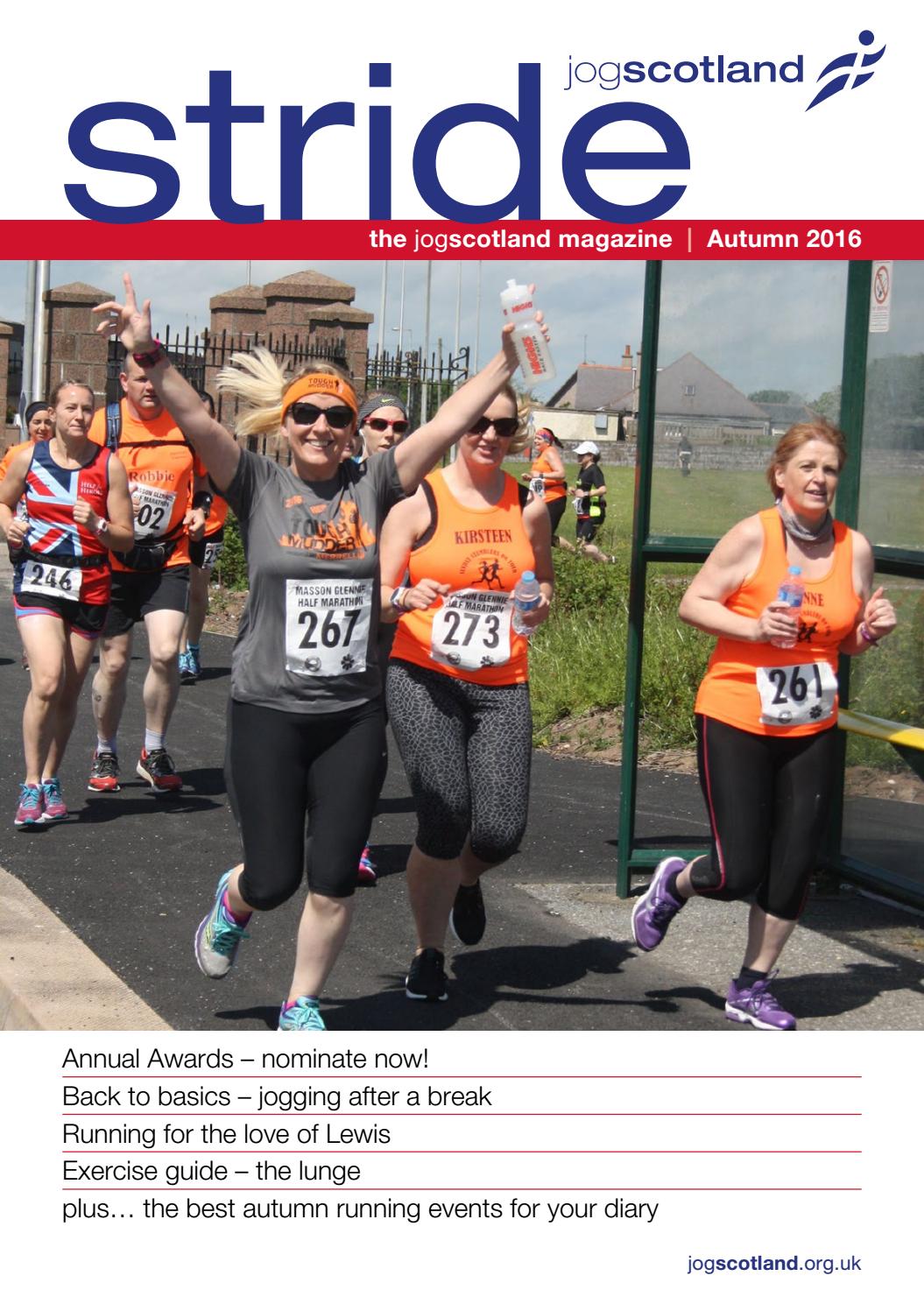 Stride Magazine - Autumn 2016 by jog scotland - Issuu