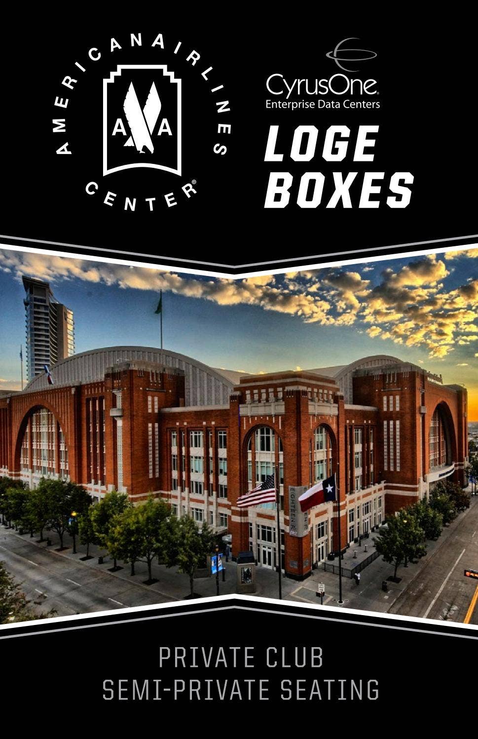American Airlines Center CyrusOne Loge Boxes by Purrsnickitty Design ...