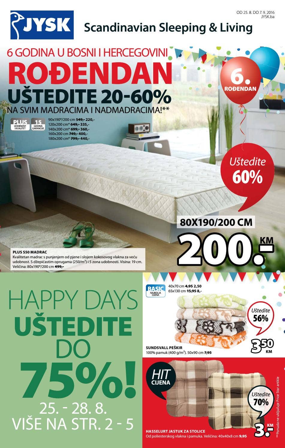 Jysk bih katalog od 25 08 07 09 2016 by Catalog.hr - Issuu