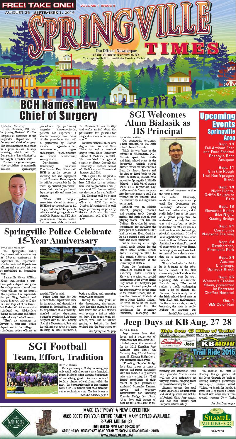 8-26-16 Springville Times by Community Source - Issuu