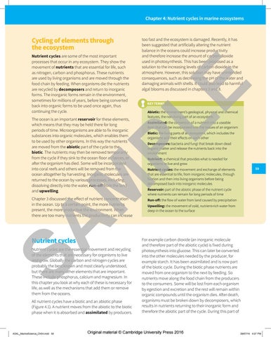 Preview Cambridge International AS and A Level Marine Science by ...