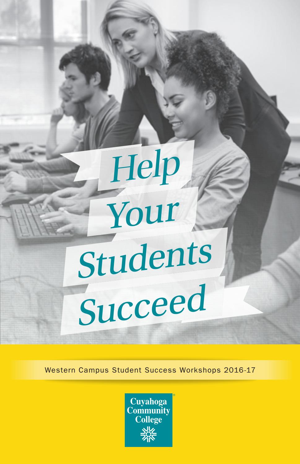 Western Campus Student Success Workshops 2016-17 by Cuyahoga Community ...