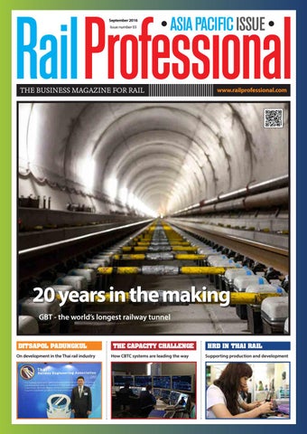 RAIL PROFESSIONAL - ASIA PACIFIC SEPTEMBER 2016 by Rail Professional ...