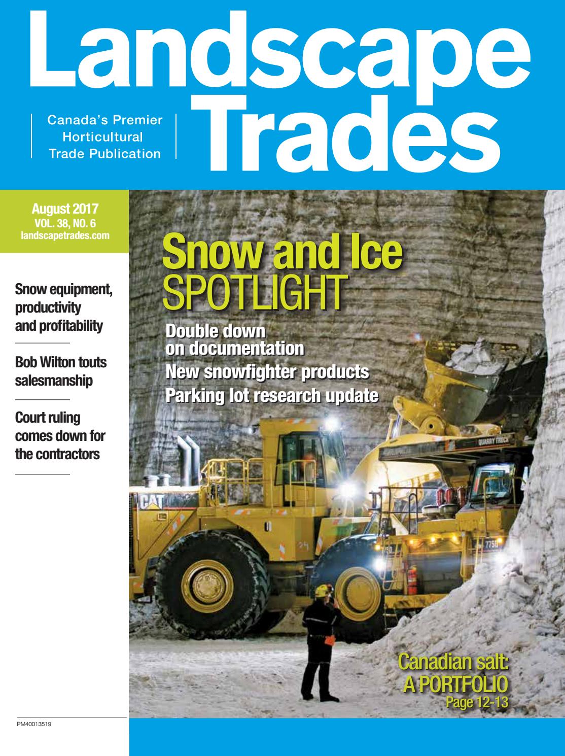 August 2016 Landscape Trades by Landscape Ontario - Issuu