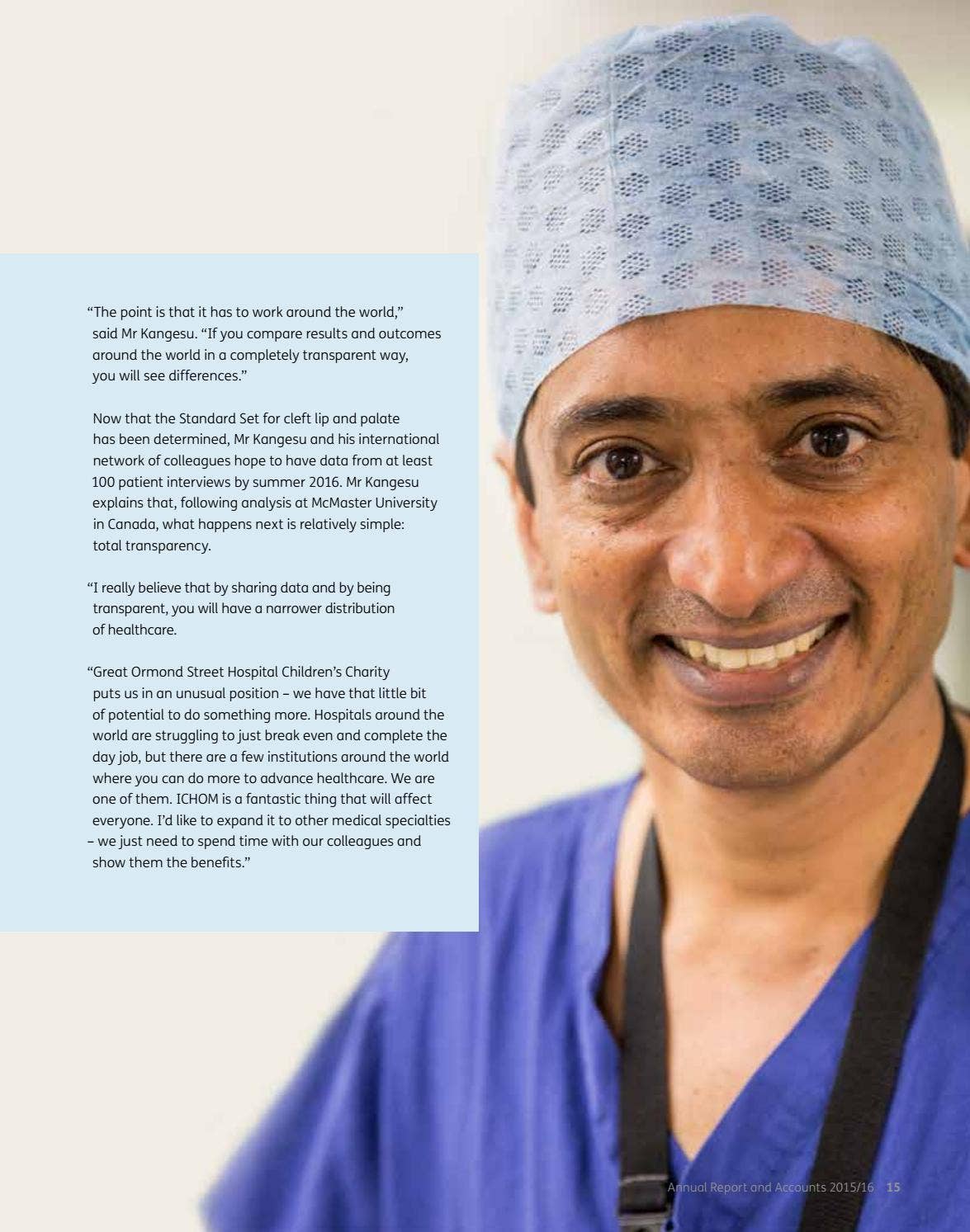 Annual Report and Accounts 2015/16 by Great Ormond Street Hospital ...