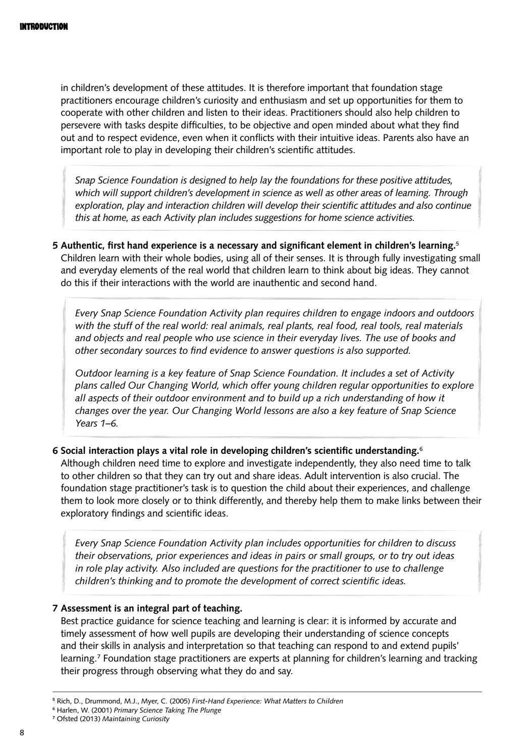 Snap Science Teaching Framework Foundation by Collins - Issuu