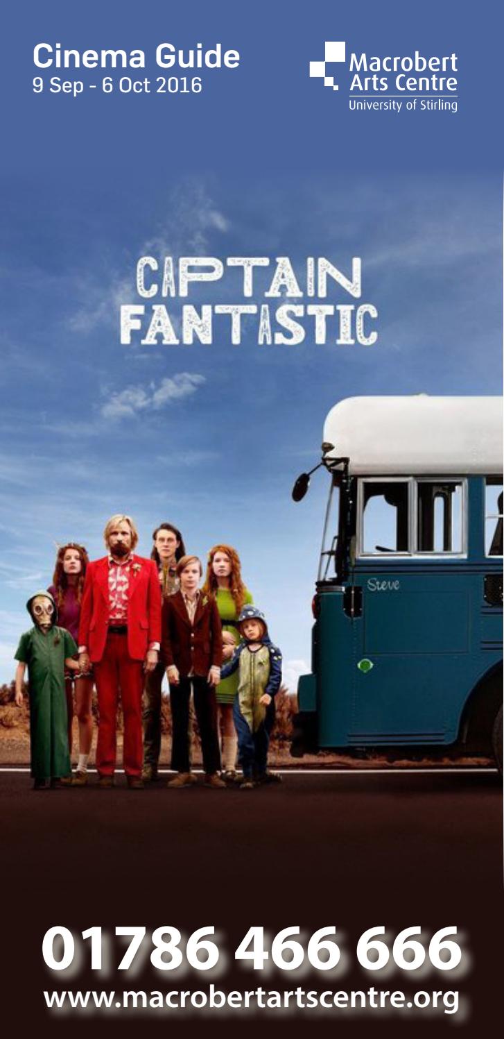 September 2016 cinema guide online by Macrobert Arts Centre - Issuu