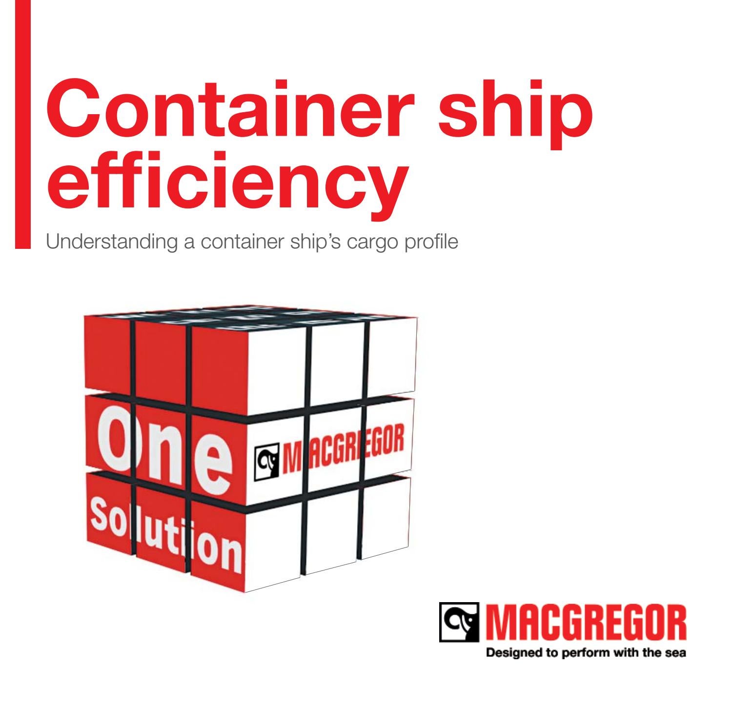MacGregor Container ship efficiency by Cargotec - Issuu