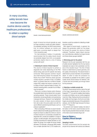 Primary Care Reports – Capillary Blood Sampling – Achieving the Perfect ...