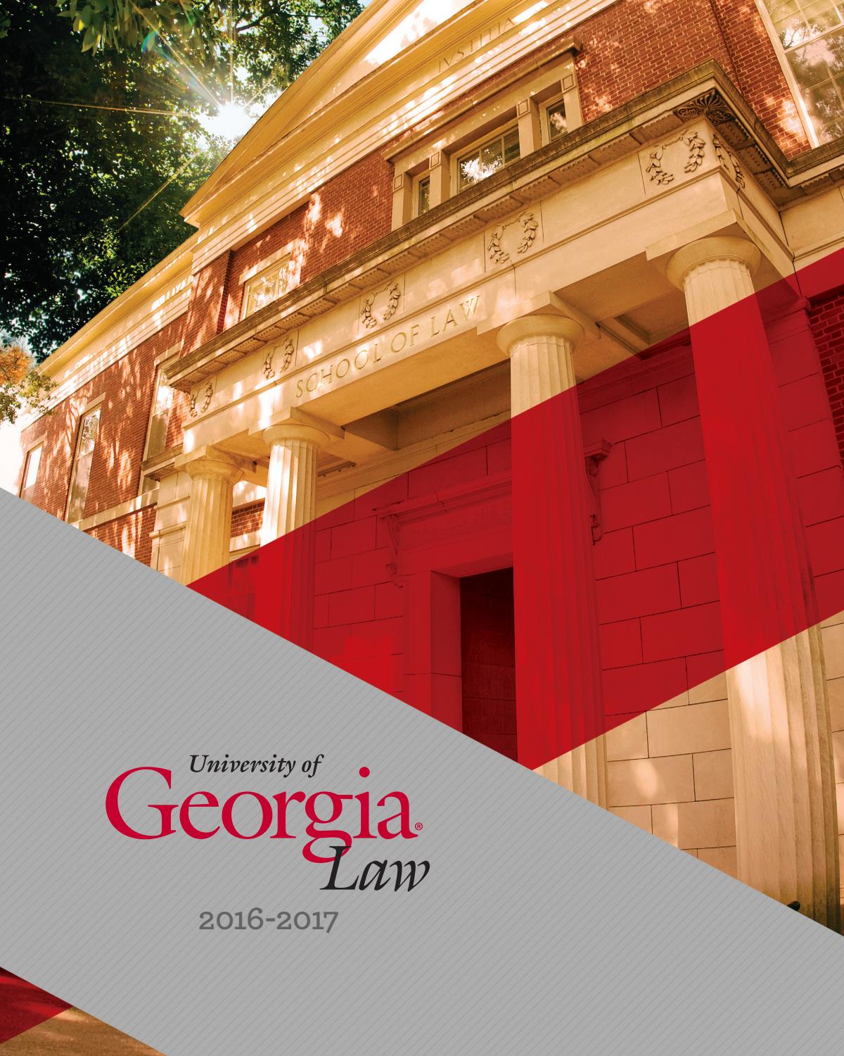 Admissions Viewbook 2016-2017 by University of Georgia School of Law ...