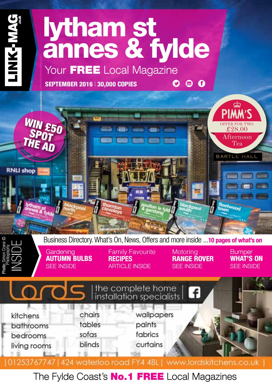 Lytham st annes & fylde september magazine 2016 by LINK-MAG - Issuu