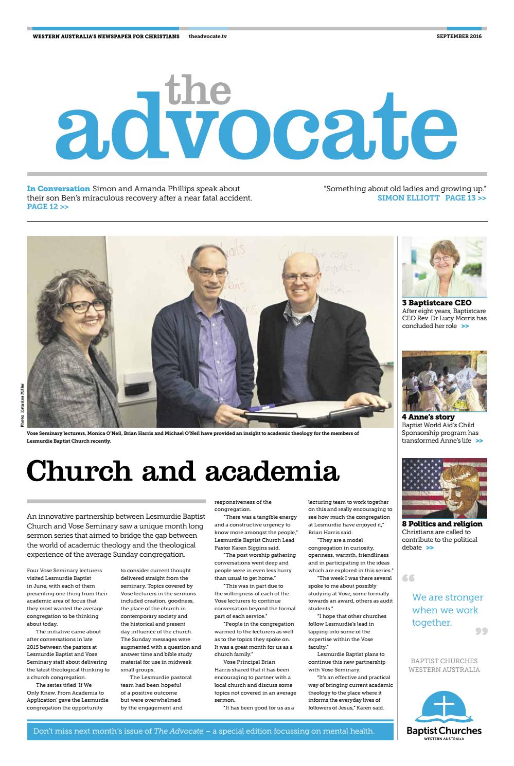 The Advocate September 2016 by imageseven - Issuu