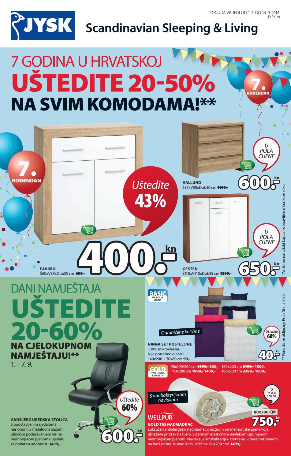 Jysk hr katalog od 01 14 09 2016 by Catalog.hr - Issuu