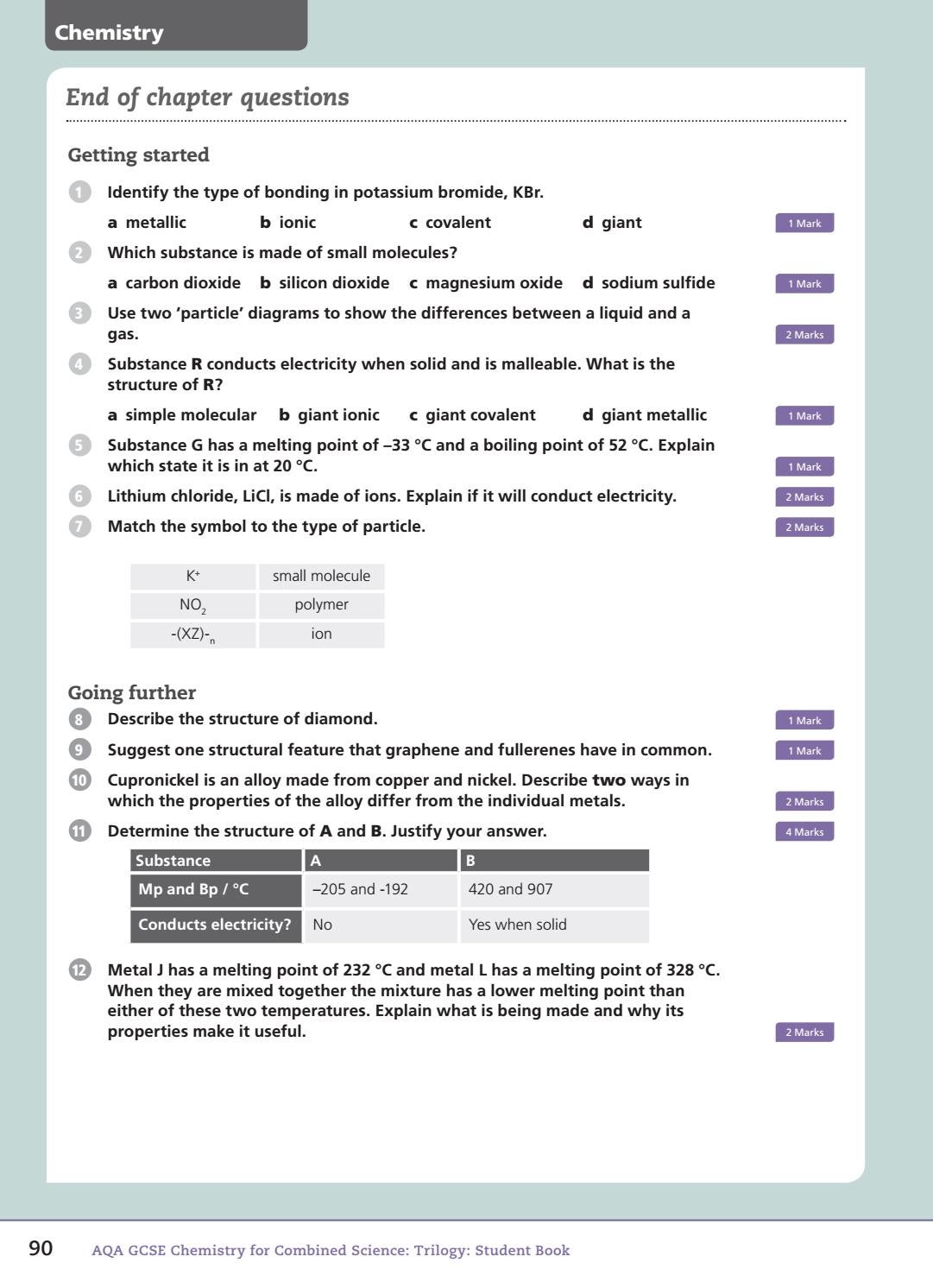 AQA GCSE (9-1) Chemistry for Combined Science: Trilogy by Collins - Issuu