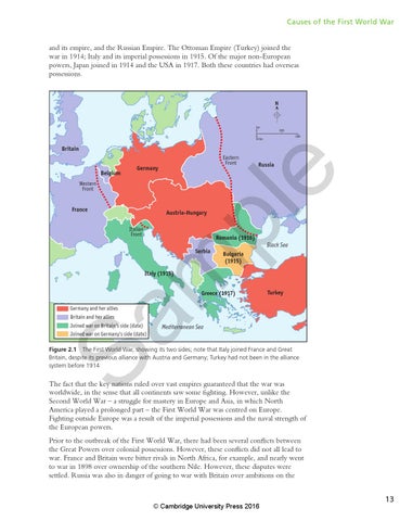 Preview History for the IB Diploma Paper 2: Causes and Effects of War ...