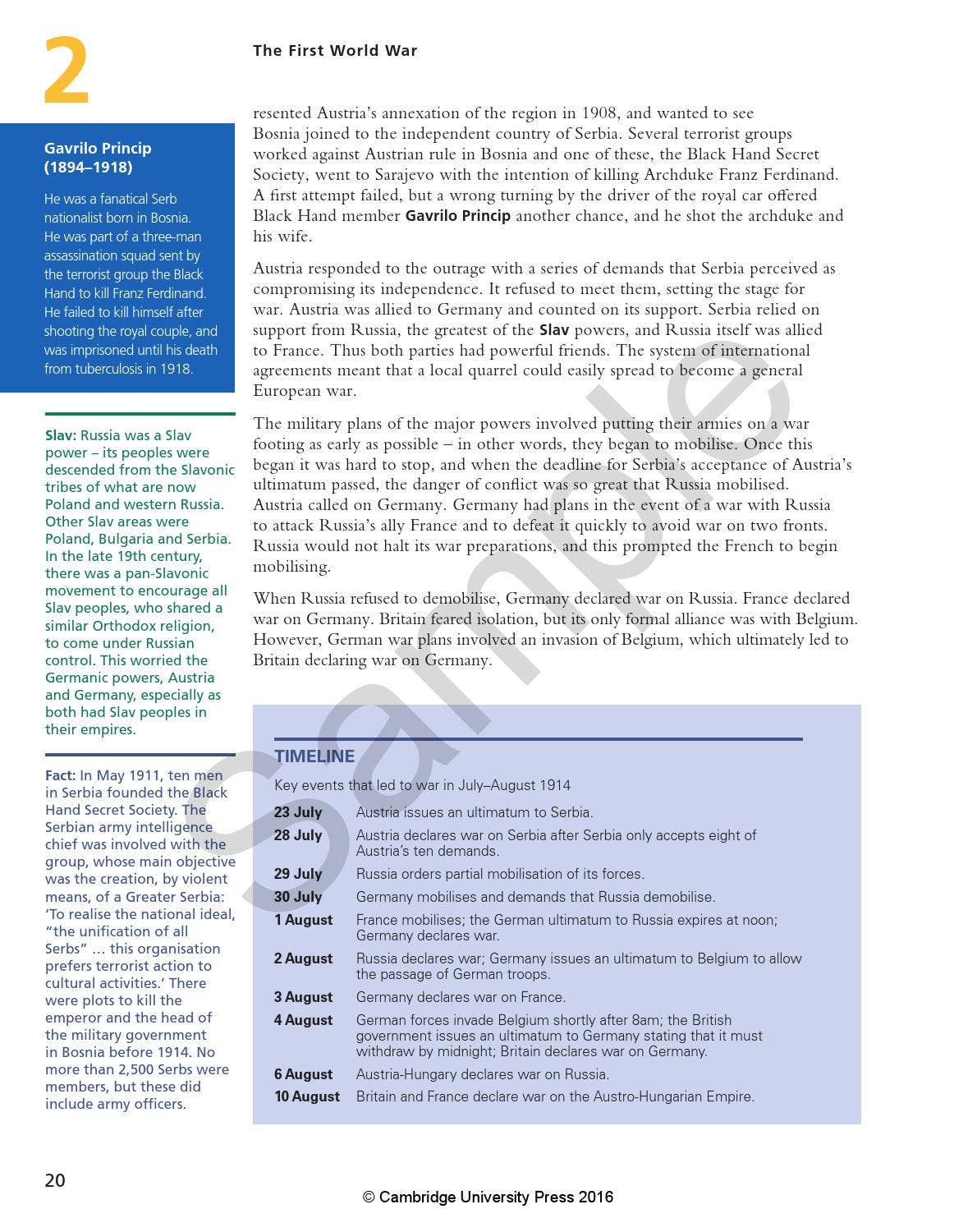 Preview History for the IB Diploma Paper 2: Causes and Effects of War ...