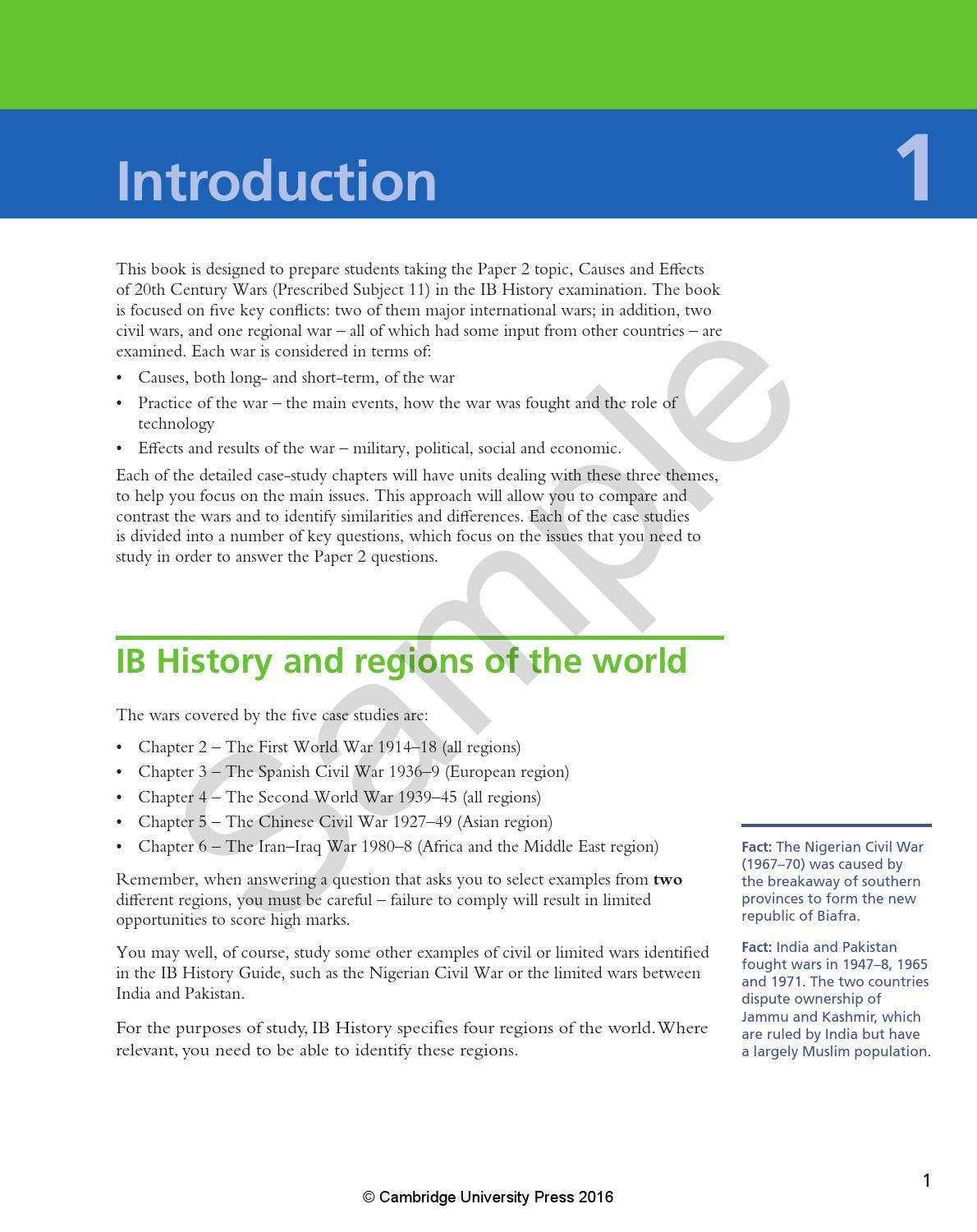 Preview History for the IB Diploma Paper 2: Causes and Effects of War ...