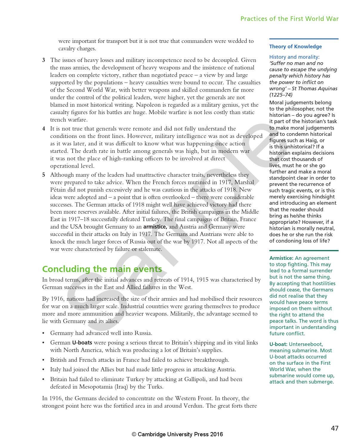 Preview History for the IB Diploma Paper 2: Causes and Effects of War ...