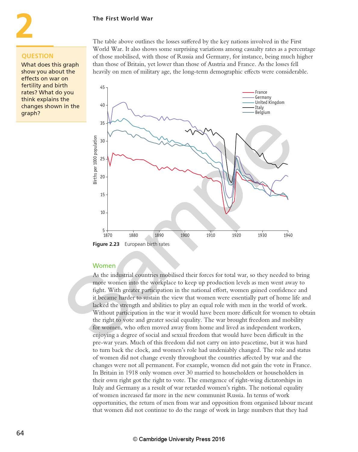 Preview History for the IB Diploma Paper 2: Causes and Effects of War ...